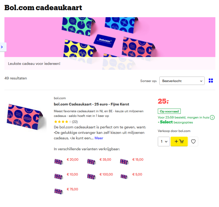 -4 EUR Bol.com kortingscode - korting in januari 2021 (België)