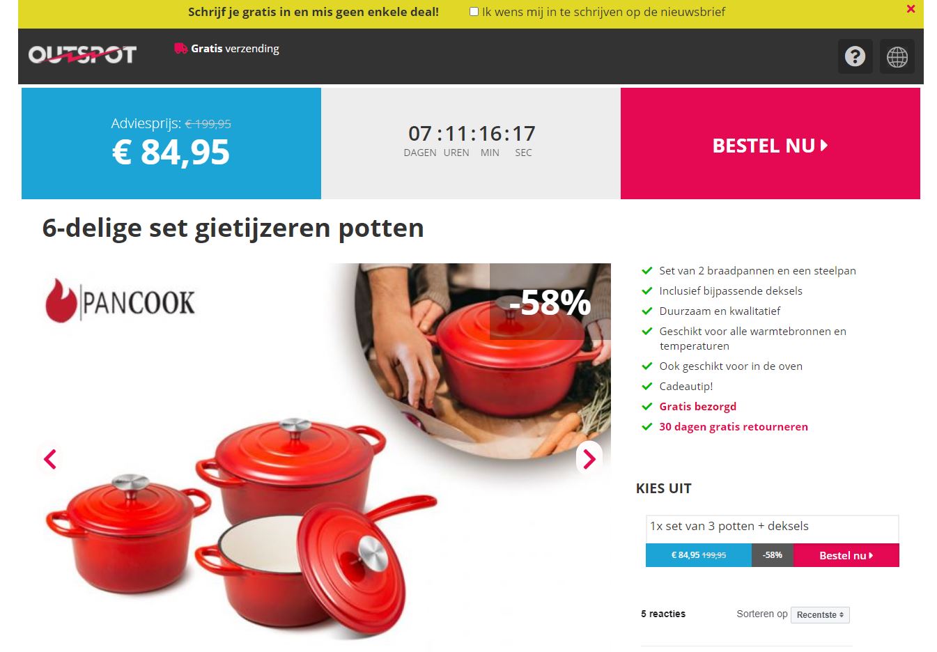 - 60% Outspot kortingscode - korting in april 2021 (België)